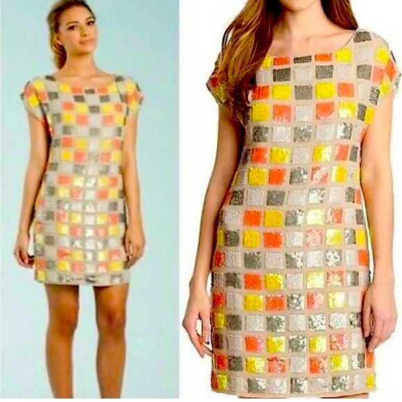 Trina Turk | Dresses | Trina Turk Sail Sequin Panels Clambake Shift ...